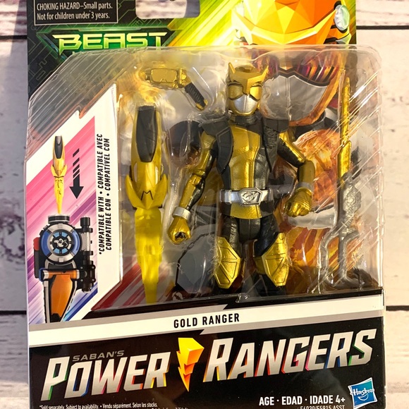 Power Ranger | Toys | Gold Ranger Beast Power Rangers | Poshmark